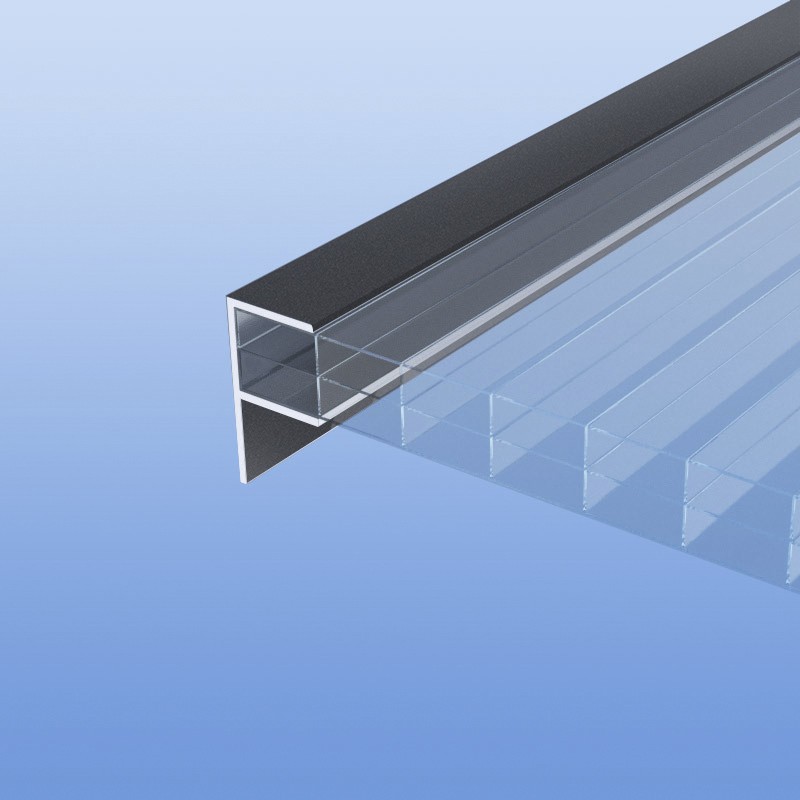 F-Profil für 16 mm Platten